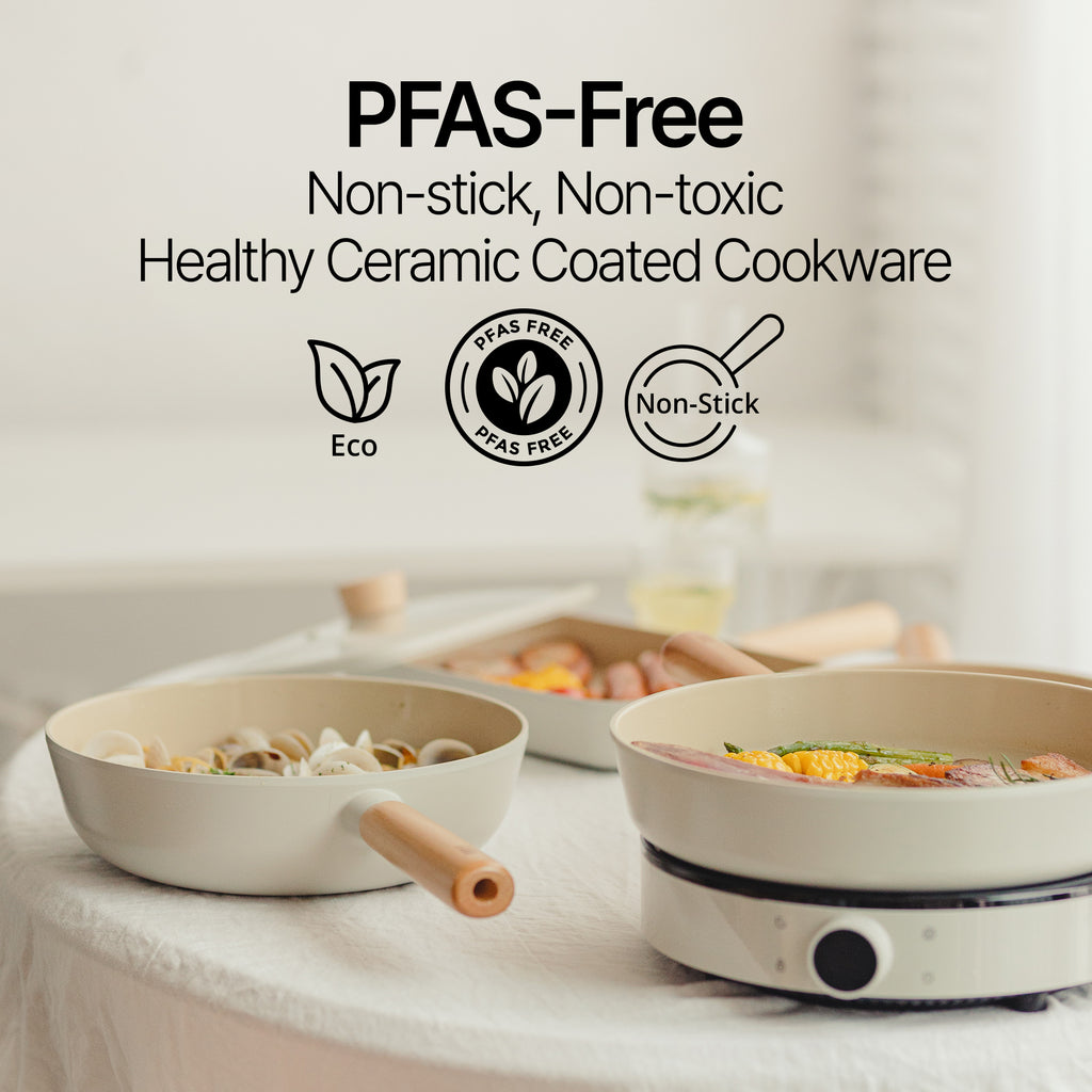 FIKA Ceramic Nonstick Pot - Award-Winning Scandinavian Design – NEOFLAM ...