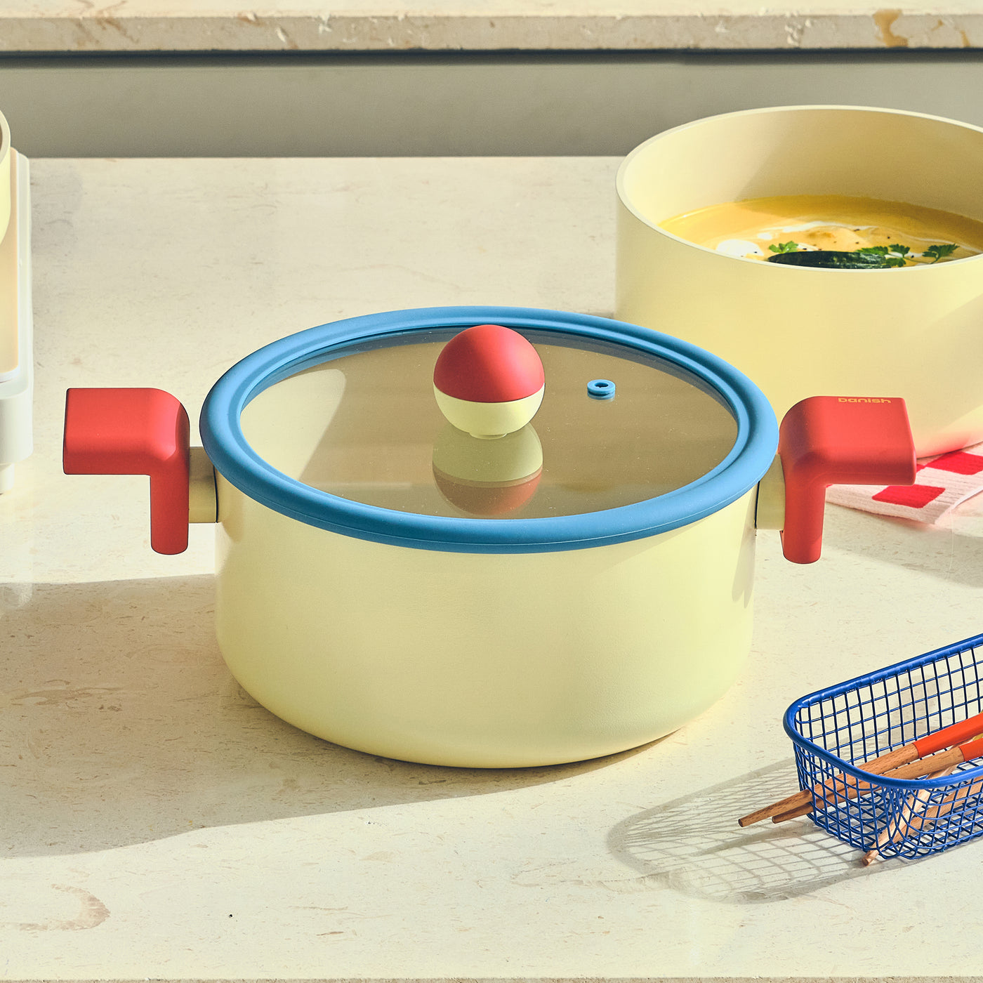 Non-Stick Ceramic Casserole with Lid - 8", Non-toxic, Induction Safe ...
